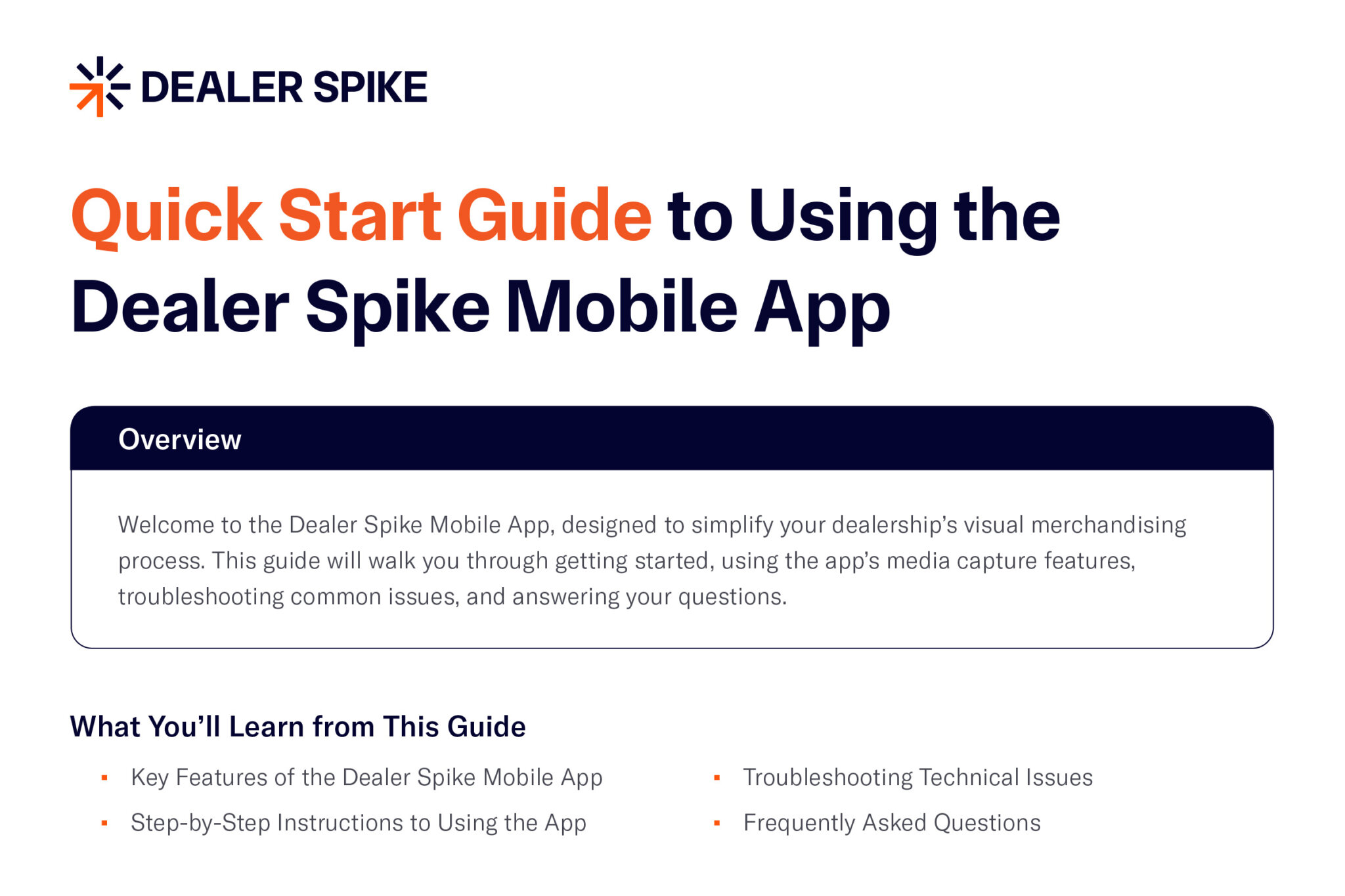 Mobile Inventory App | Dealer Spike | Lake Oswego Oregon